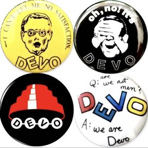 Unlisted | Accessories | Devo Punk Set Of 4 New Large 225 Inch Pins ...